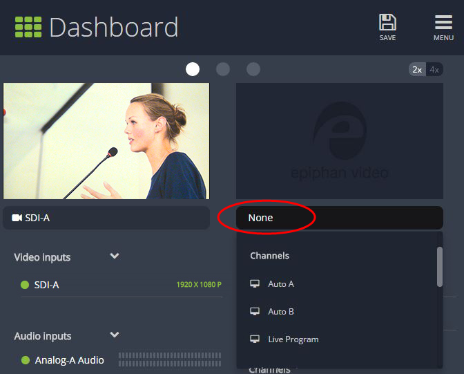 Configure Dashboard panels