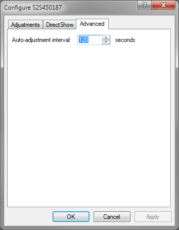 Advanced adjustments