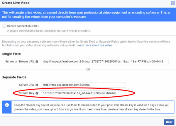 How to use OBS Studio to live stream multiple sources to Facebook Live