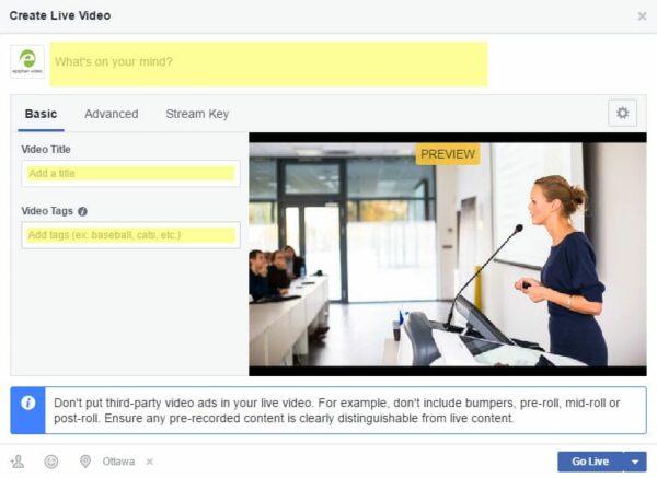 How to use OBS Studio to live stream multiple sources to Facebook Live