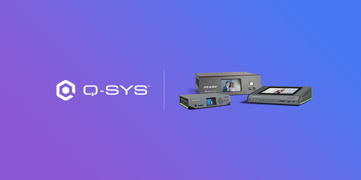 Pearl video capture for Q-SYS Control Platform - Epiphan Video