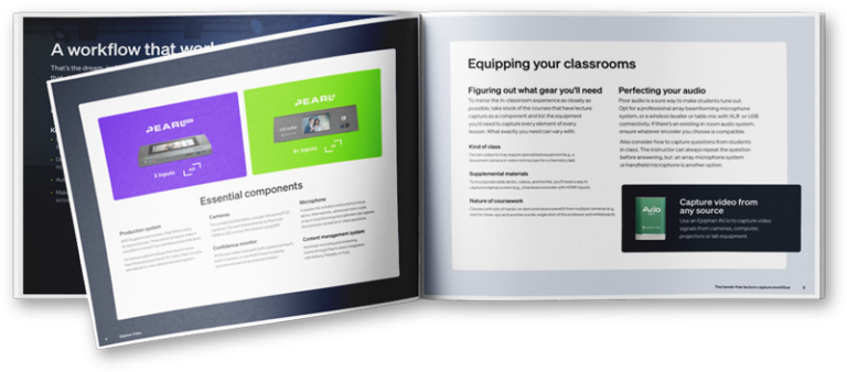 Discover the hands-free lecture capture workflow