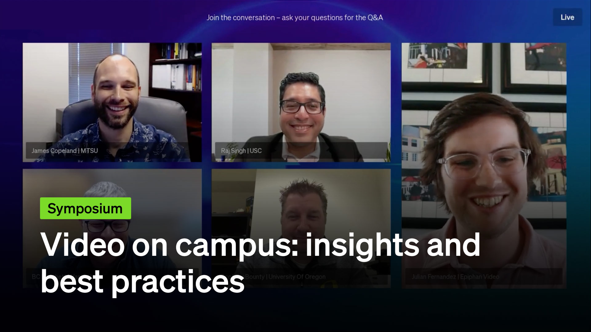 Delivering video on campus: Insights and best practices