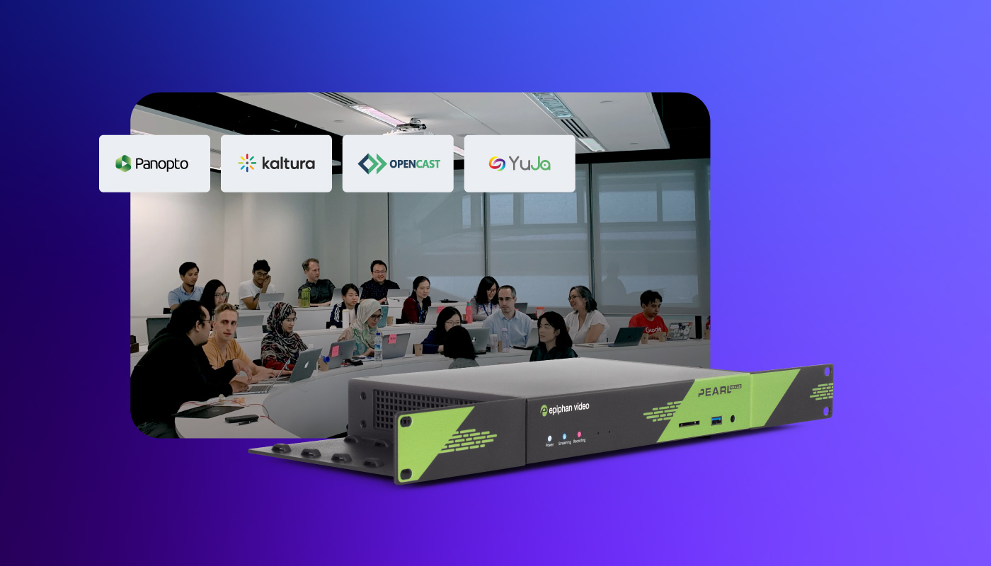 Lecture capture recording - Epiphan Video